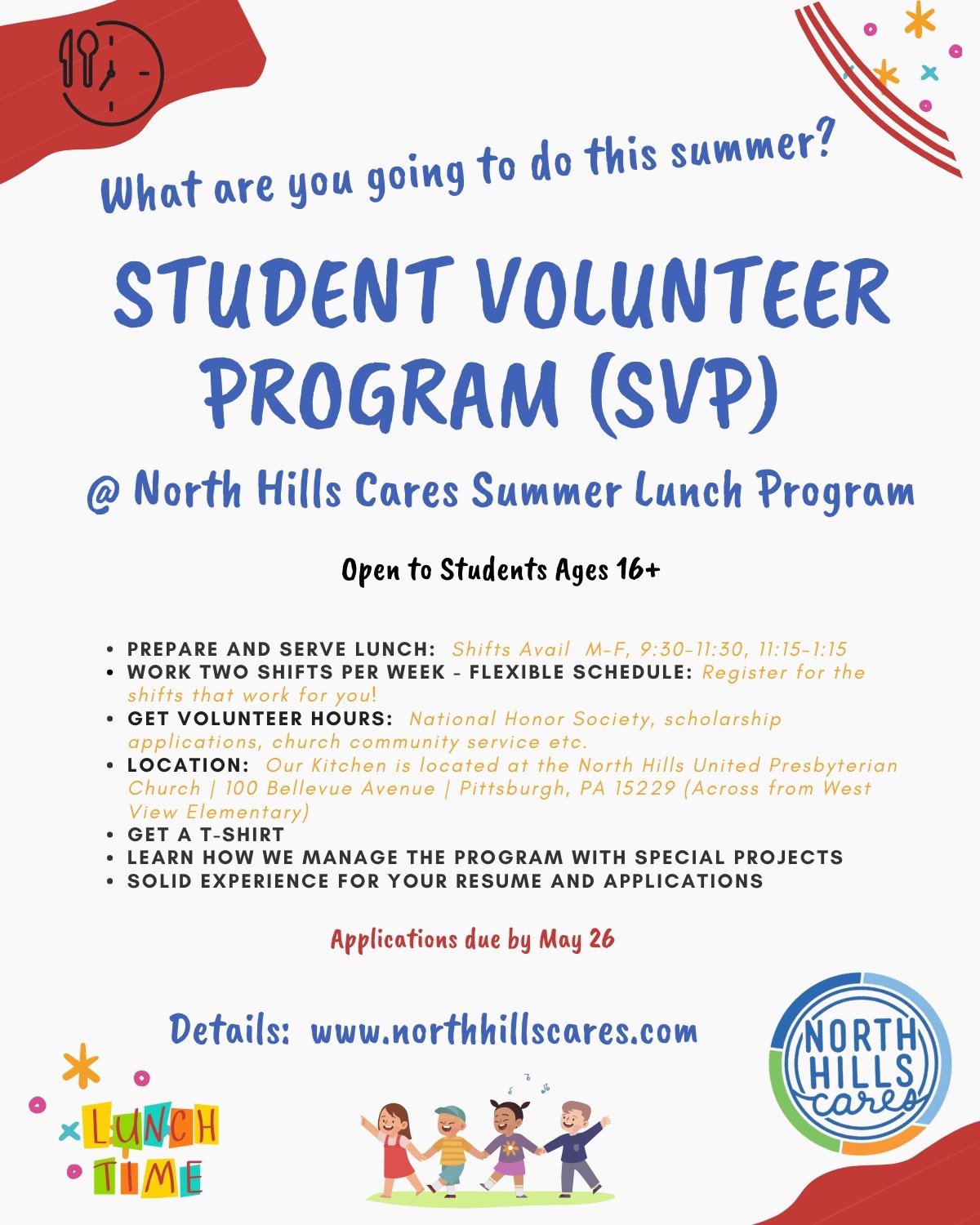 ️ Student Volunteer Program (SVP) Registration OPEN NOW | Applications ...